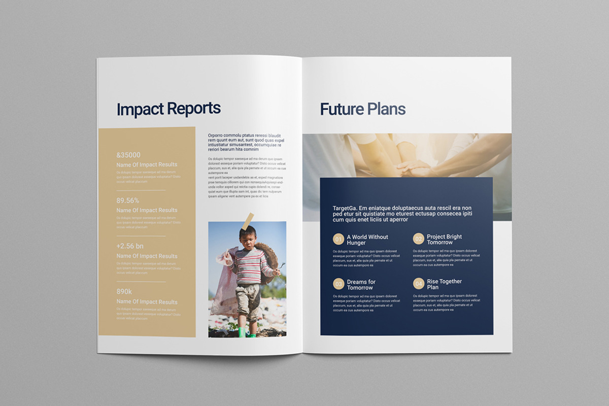 Charity Brochure Template | Canva, a Brochure Template by Pixelpick