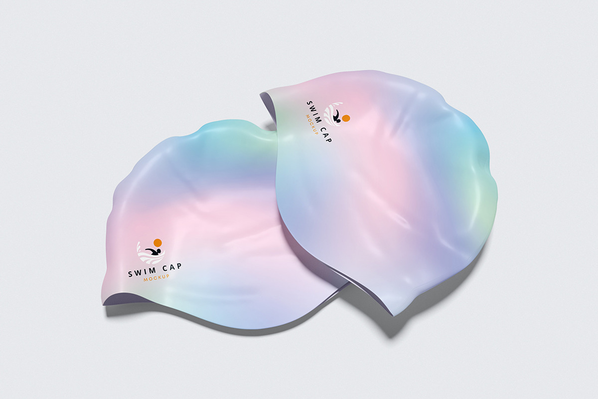Swim Cap Mockup, an Advertising Mockup by swsi-studio