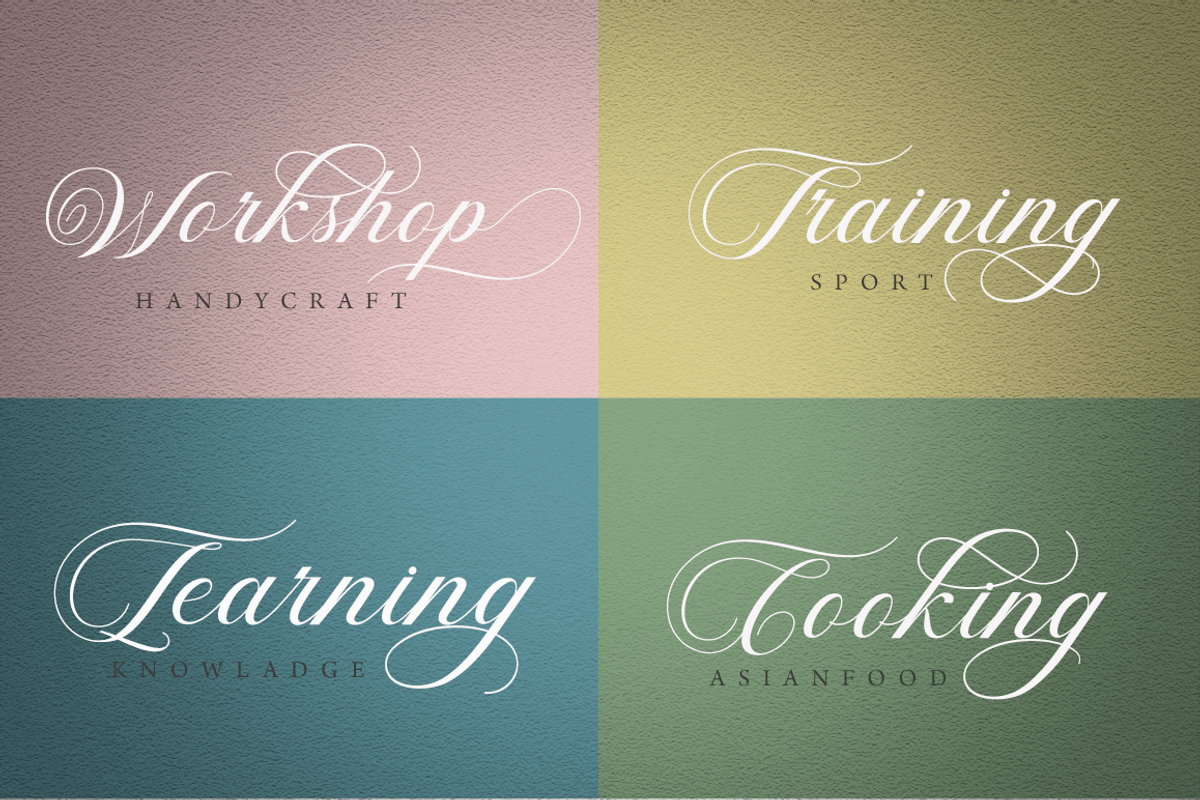 Violeta, a Script Font by GRAPHICPRESS