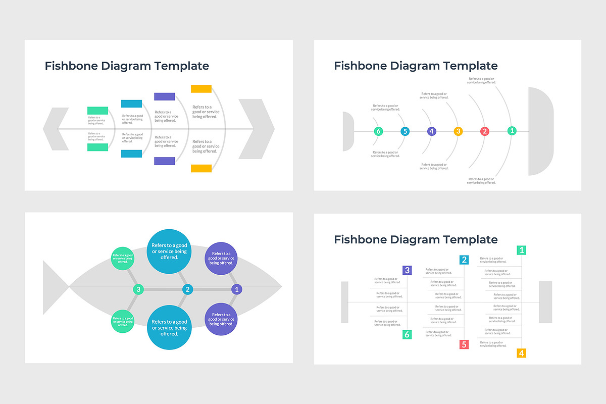 Cause and Effect Fishbone Diagram, a Presentation Template by slidequest