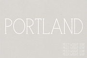 Portland Serif | A Multi-Weight Font, a Serif Font by Jen Wagner Co
