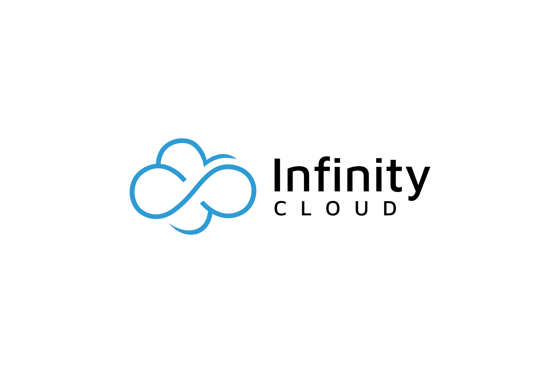 Infinity cloud business logo