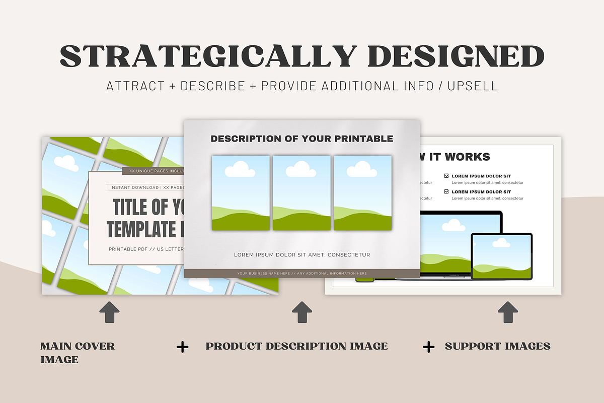 Canva Seller Mockup Listing Template, a Product Mockup by Designs by ...