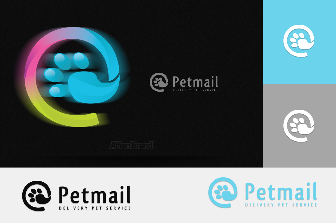 Pet Mail Logo, a Branding & Logo Template by AlfianBrand