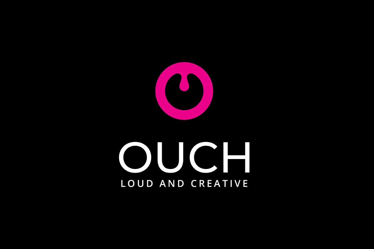 Ouch Letter O Logo, a Branding & Logo Template by Tovarkovdesign