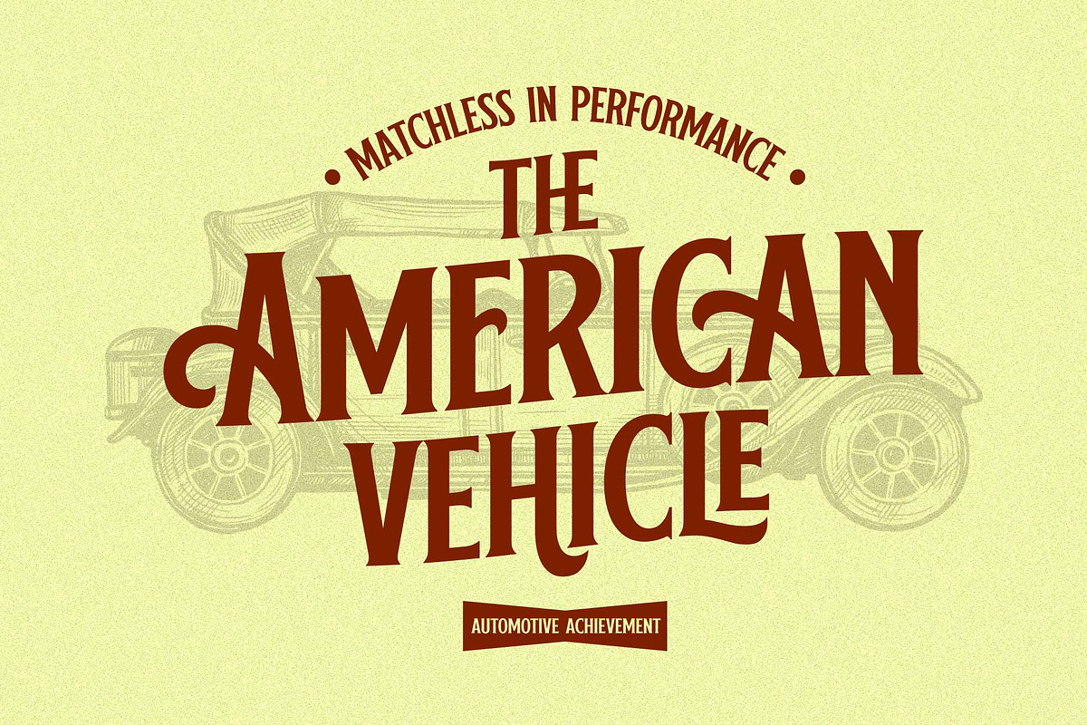 Bancher - Vintage Typeface, a Serif Font by Arterfak Project