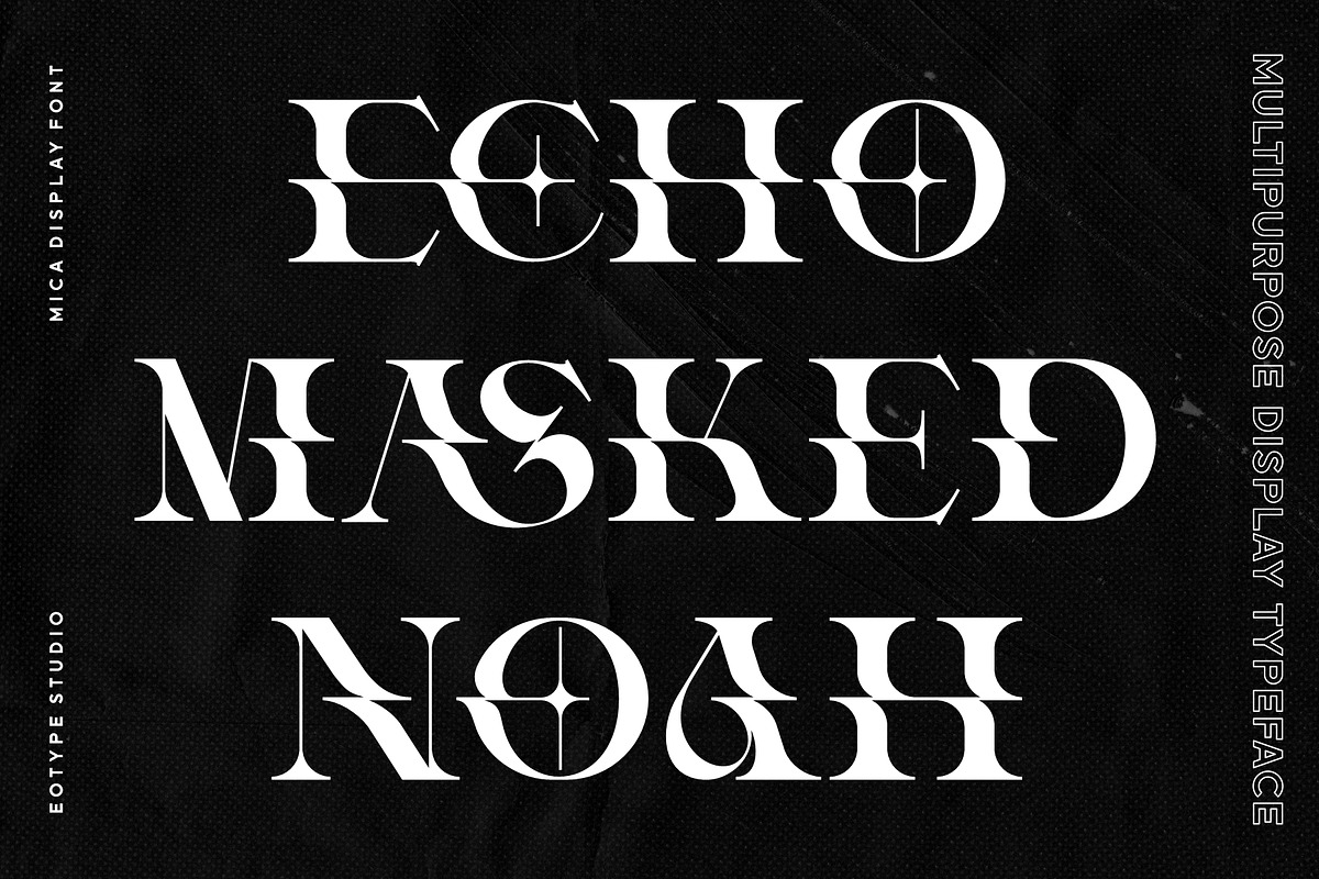 Mica Display Font, a Serif Font by Eotype Studio