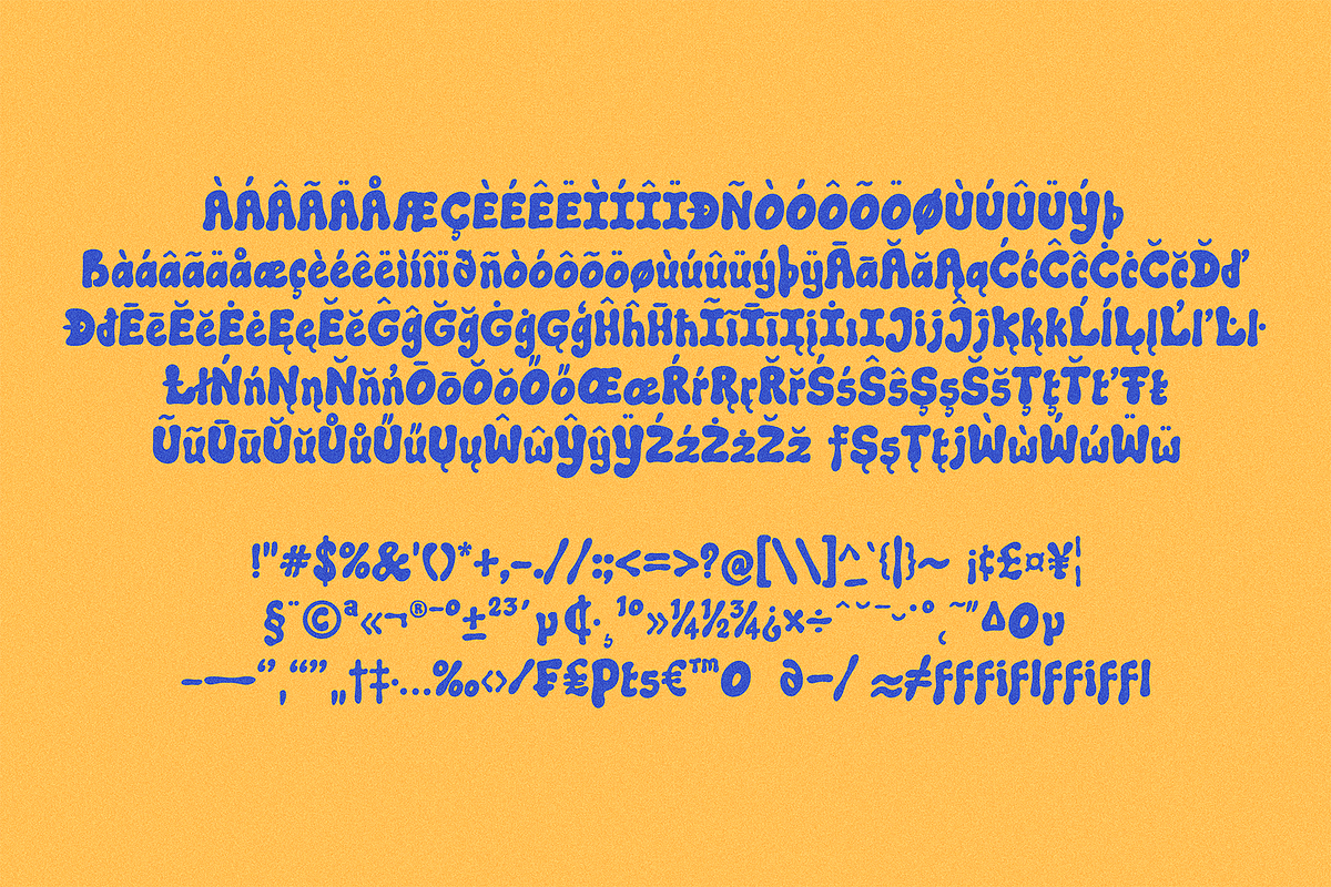 Dizzy Font, a Font by Typeparties
