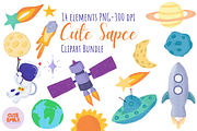 Galaxy and Space Clipart | Illustrations ~ Creative Market