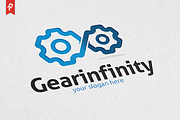 Gear Infinity Logo, a Branding & Logo Template by ft.studio