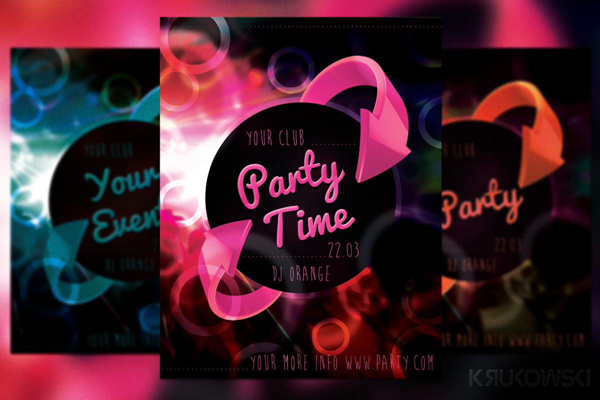 Simple Flyer Template, a Flyer Template by Krukowski Graphics