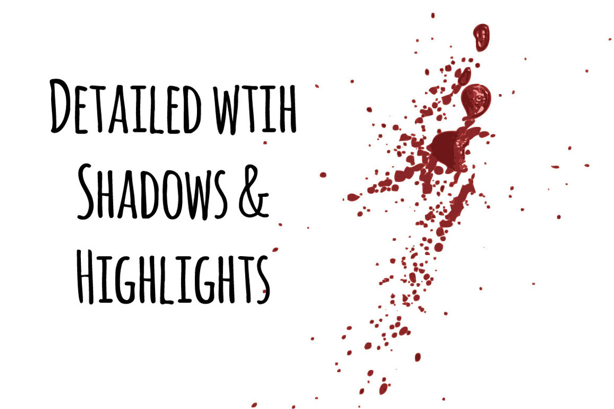 Vector Detailed Blood Splatter Set, a Texture Graphic by Transfuchsian