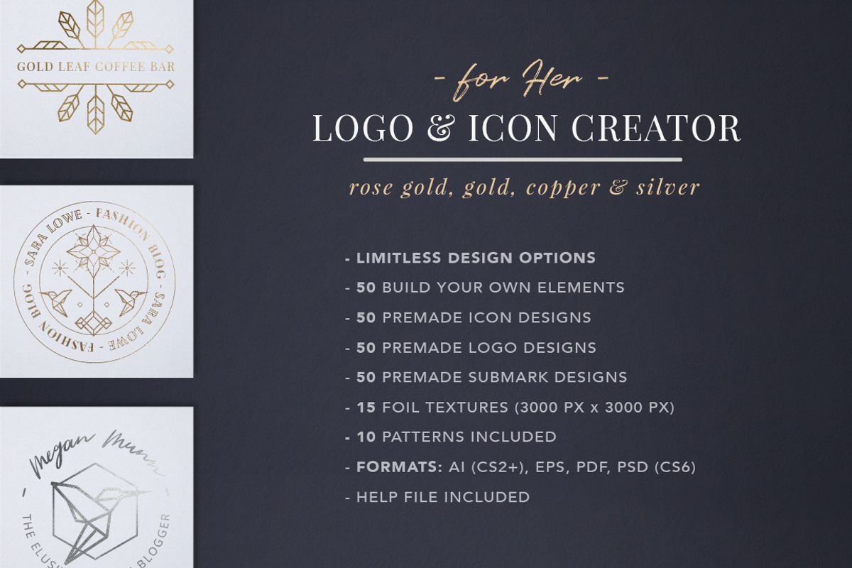 Logo & Icon Creator Pack, a Branding & Logo Template by Marigold Studios