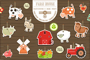 Farm Stickers Collection | Animal Illustrations ~ Creative Market