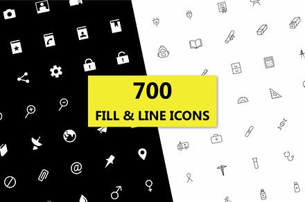 icons - value pack 1200 icons, an Icon by DeepDesign