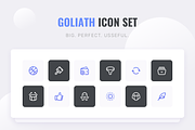 GOLIATH 1500+ ICON SET, an Outline Icon by IconsShop | Creative Market