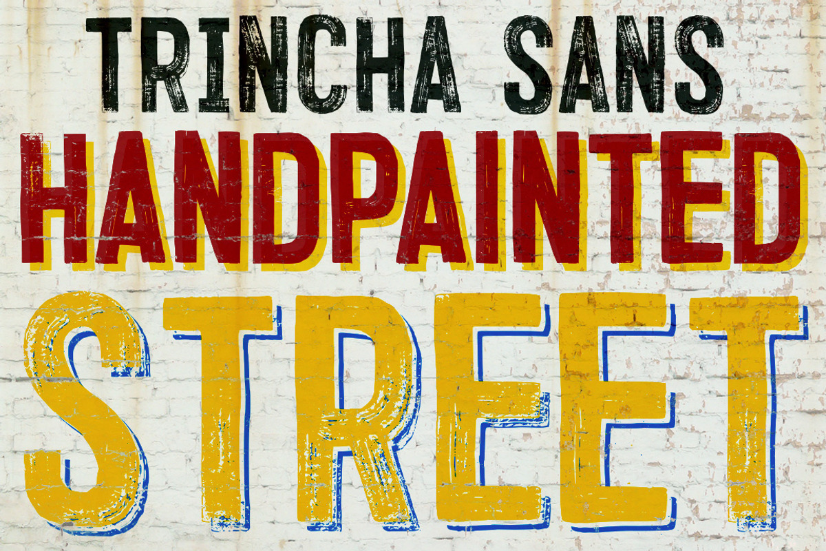 Trincha Typeface, a Sans Serif Font by Type Box