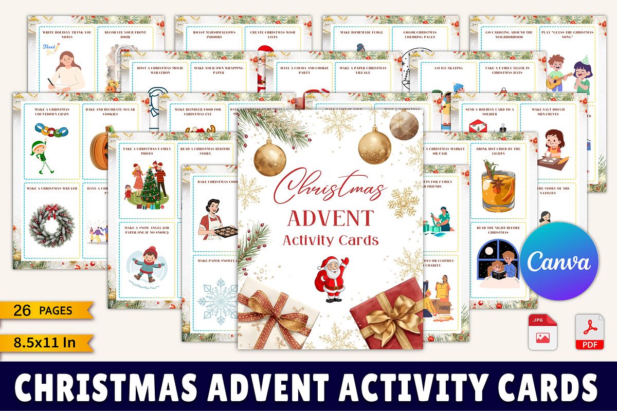 Christmas Advent Activity Cards
