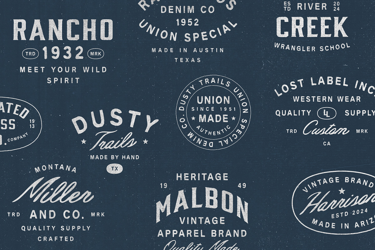 Wrangler & Extra, a Handwritten Font by Davide Bassu