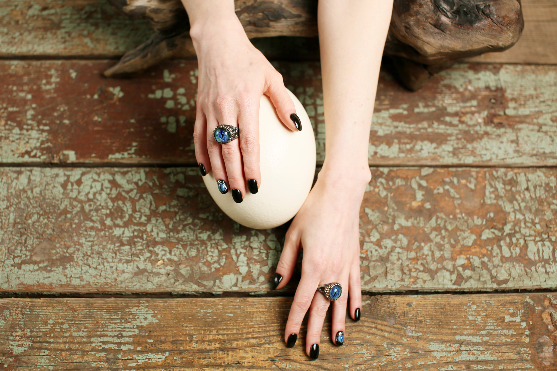 Manicured hands top view, nail art, a Beauty & Fashion Photo by Daria Photo