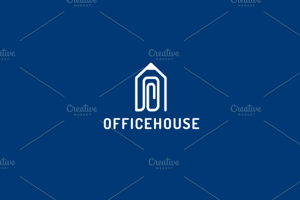 OfficeHouse_logo, a Branding & Logo Template by NiklancerShop