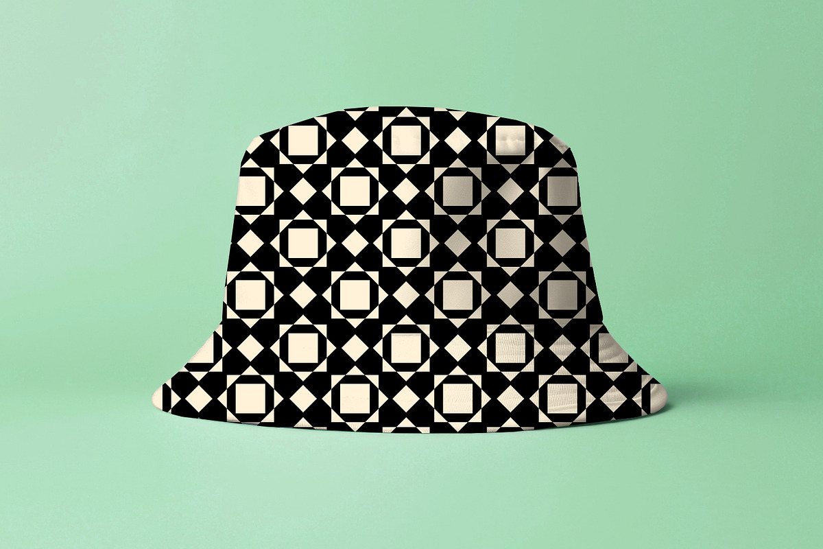 Geometric Monotone Pattern, a Wallpaper Graphic by MalyskaStudio