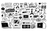 Gaming streaming doodle. Game, a Technology Illustration by winwin.art