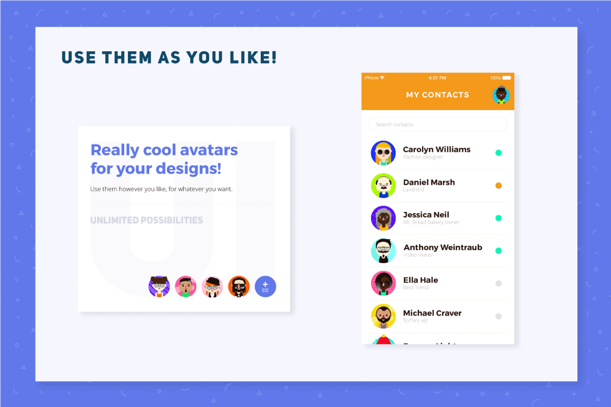 UI Avatars, a Person Illustration by Good Laab | Creative Market