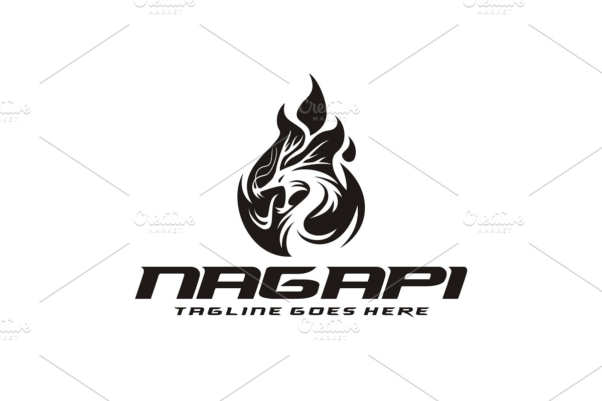 Naga Api, a Branding & Logo Template by herulogo