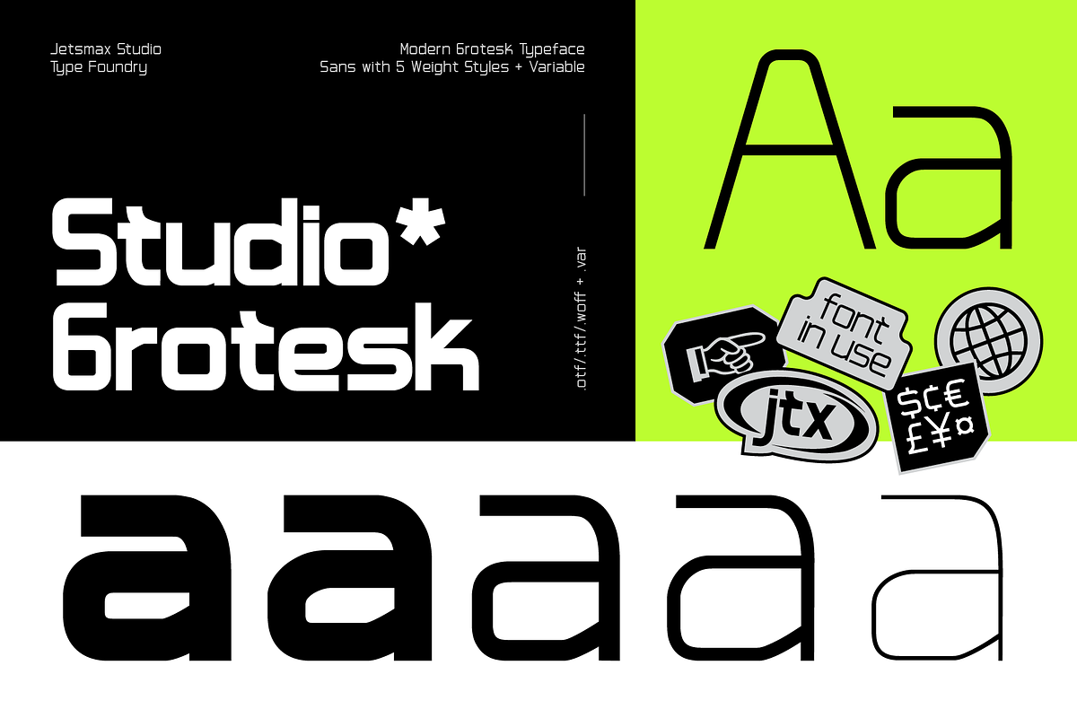 Studio Grotesk Font by Jetsmax