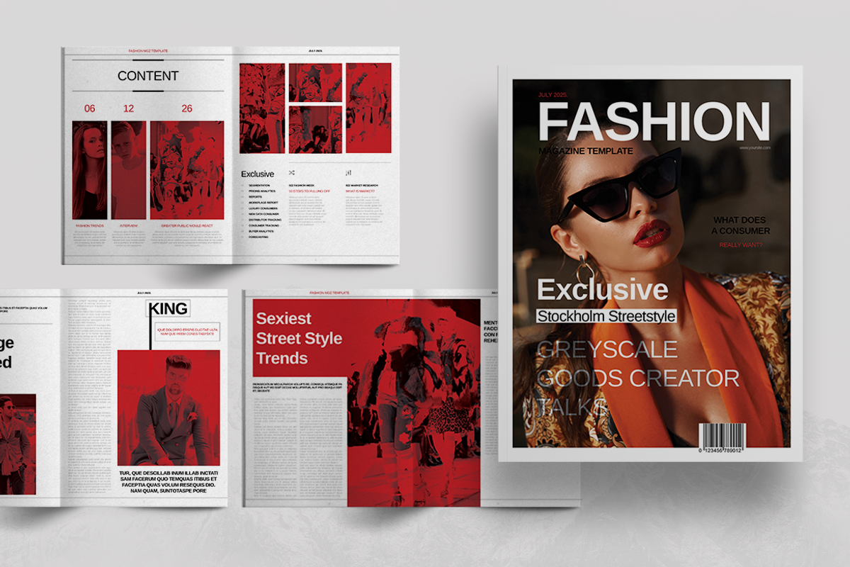 Fashion Style Magazine Layout