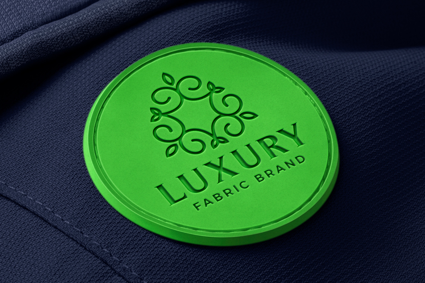 Rubber Debossed Logo Mockup, a Product Mockup by GfxFoundry