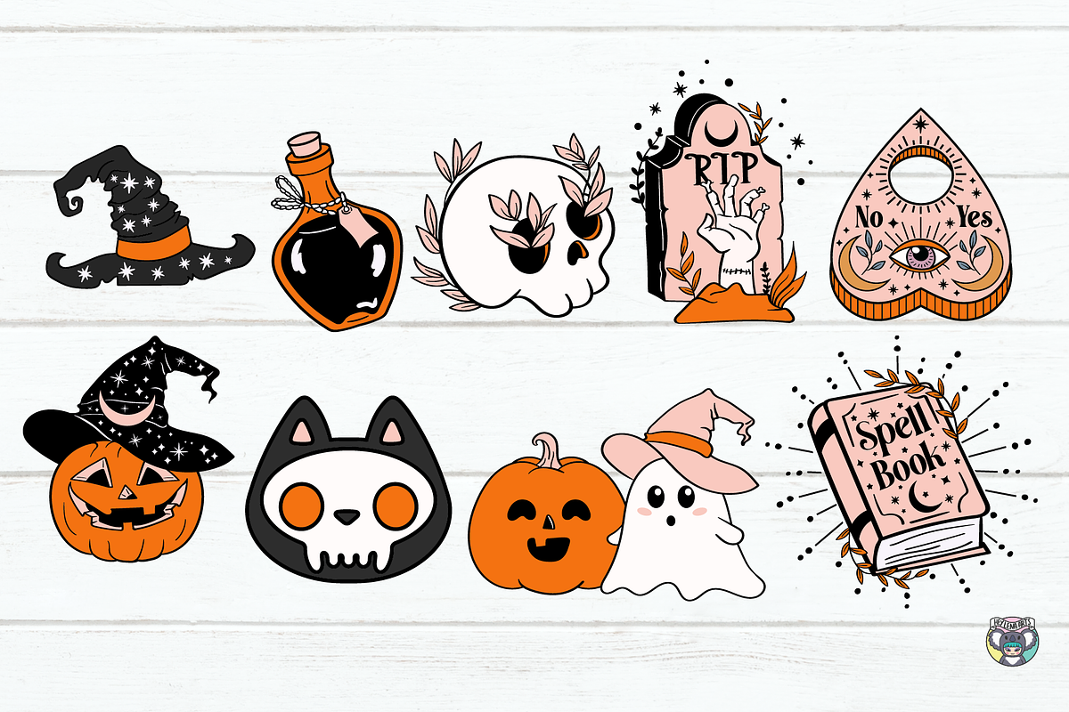 Halloween svg Bundle, Cute Halloween, an Object Graphic by HeyLenaArts
