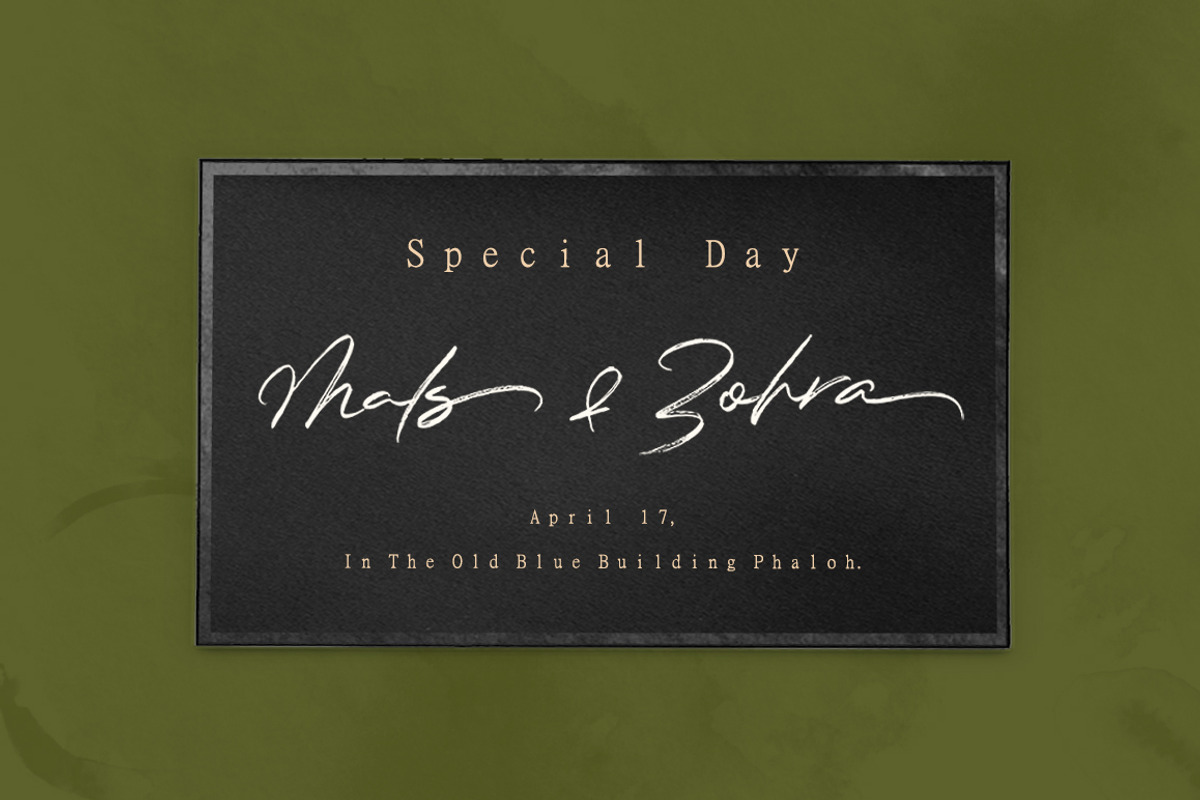 Fragile Script, a Script Font by Dhan Studio