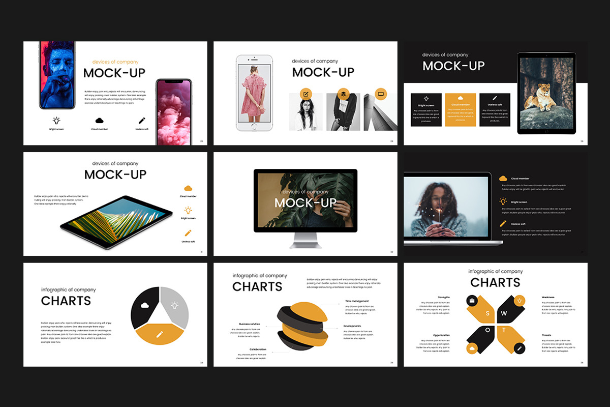 Sunset PowerPoint Template, a Presentation Template by GrizzlyDesign