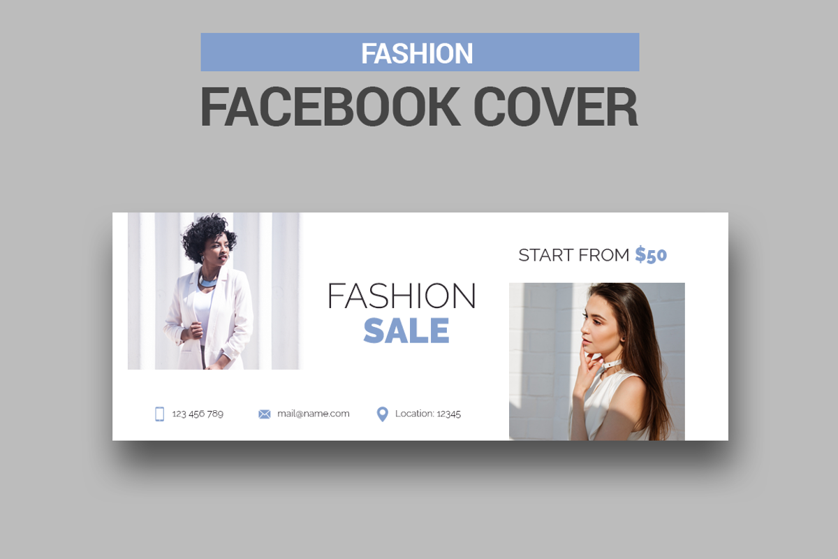 Fashion Facebook Cover, a Social Media Template by Creatricks
