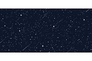 Starry space seamless pattern | Illustrations ~ Creative Market