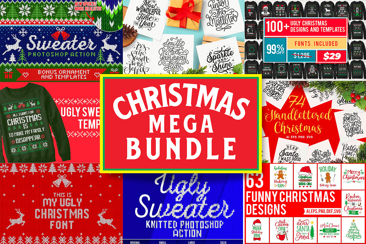 PSD Action - Christmas Mega Bundle