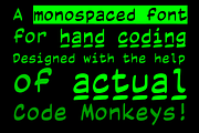Code Monkey Constant, a Script Font by Comicraft Fonts