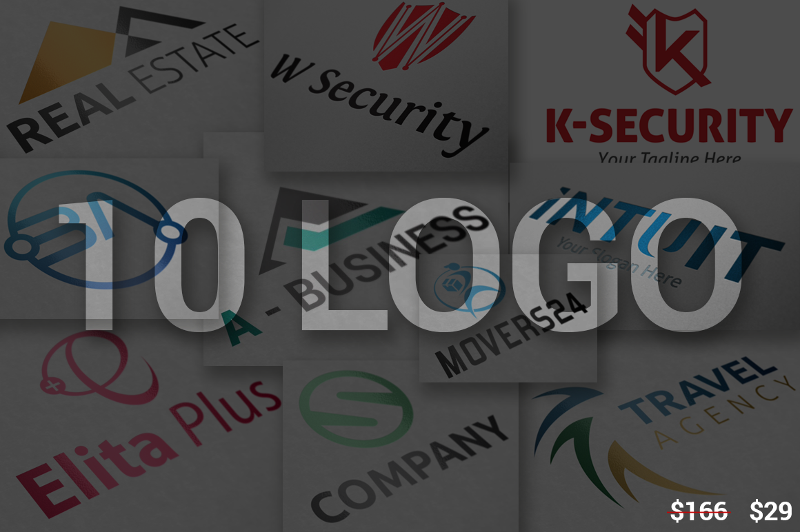10 Business Logo Bundle - SK, a Branding & Logo Template by UNIK Agency