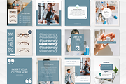 60 OPTOMETRY Instagram Templates