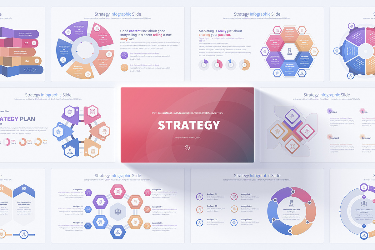 Strategy PowerPoint, a Presentation Template by Pulsecolor
