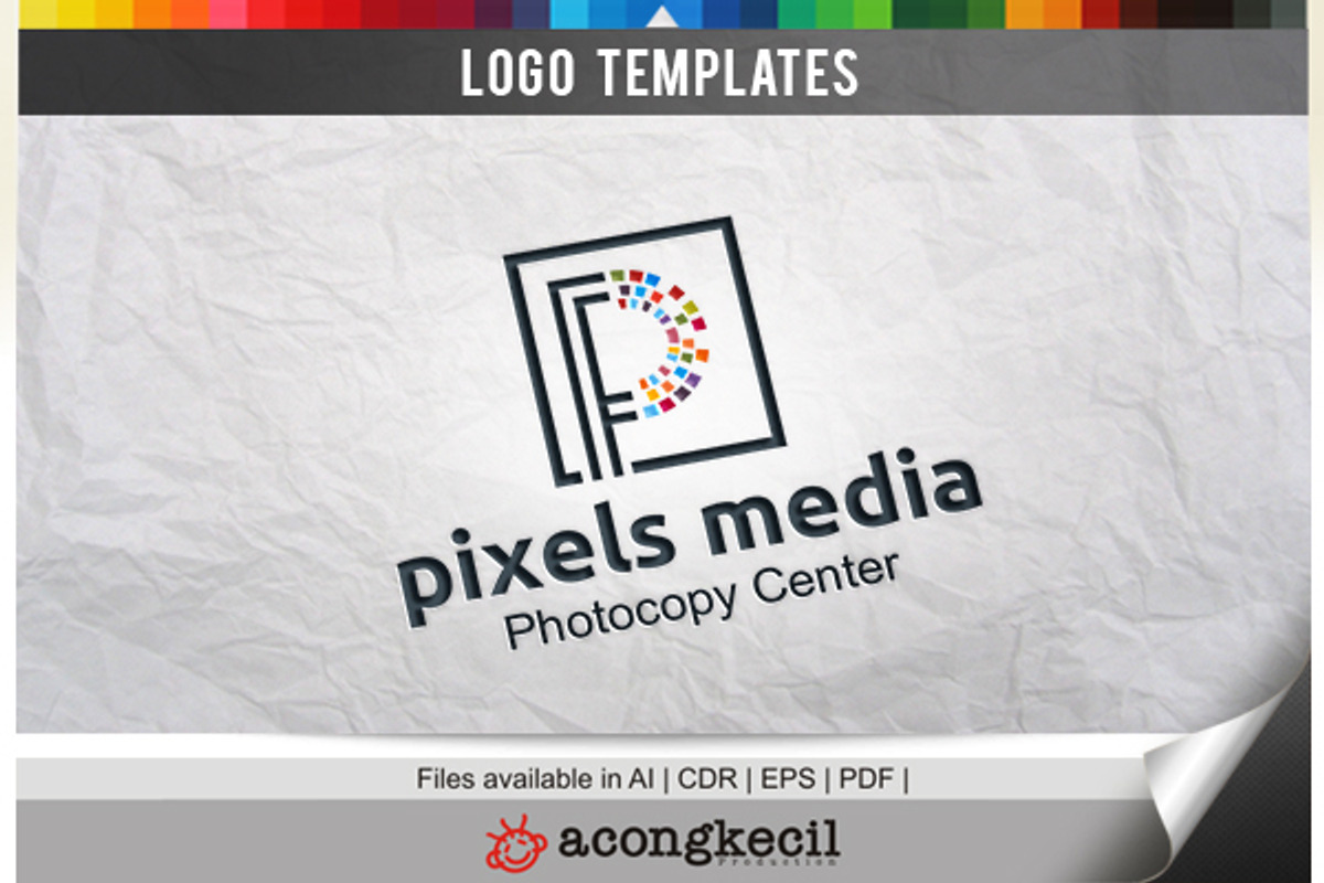 Pixels Media, a Branding & Logo Template by Acongraphic