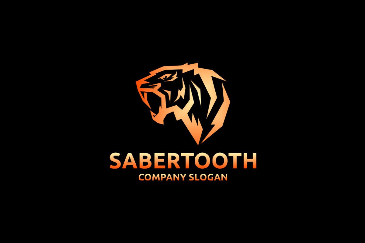 Sabertooth, a Branding & Logo Template by Brandlogo | Creative Market