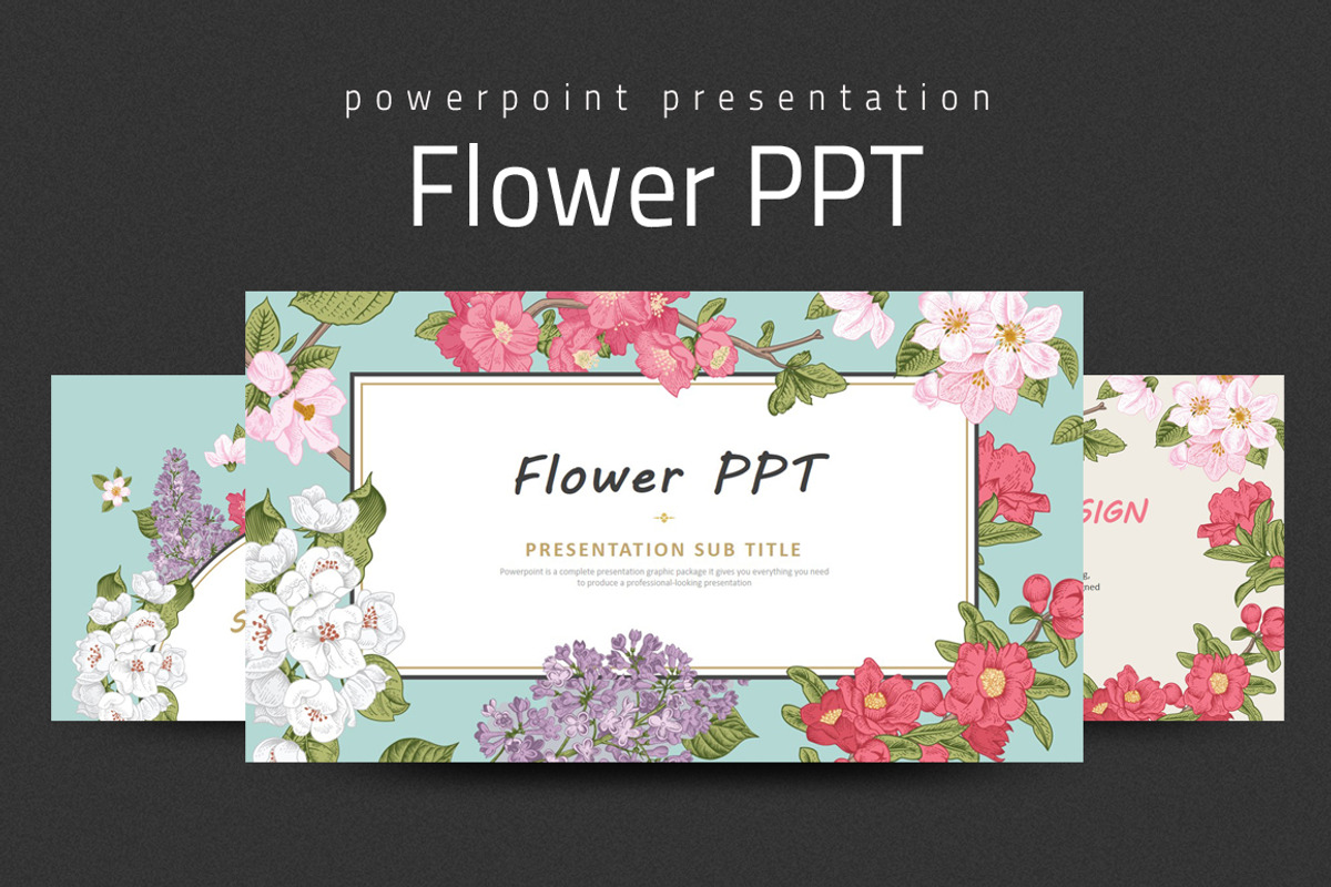 Flower PPT, a Presentation Template by GoodPello