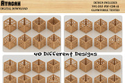 40 Different Decorative Box Cut Plan, a Graphic by AtacanDigital