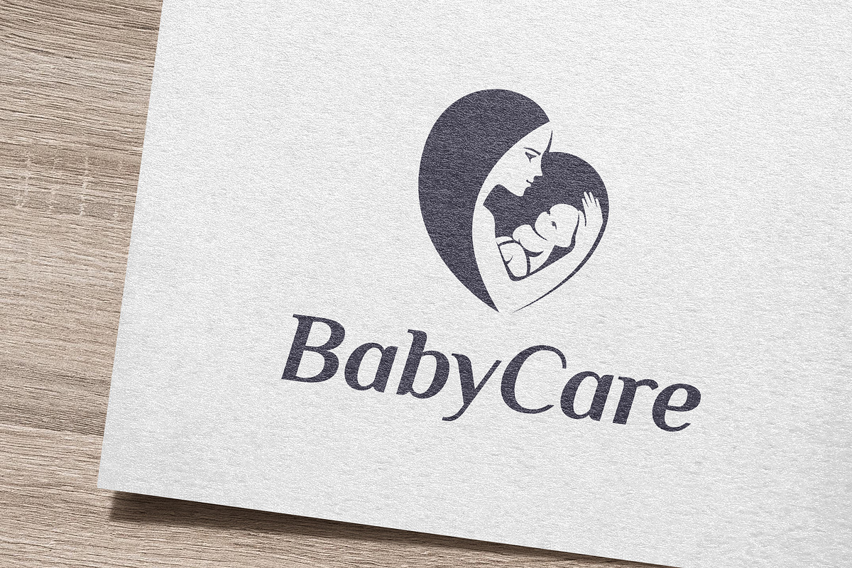 Baby Care Logo, a Branding & Logo Template by IKarGraphics