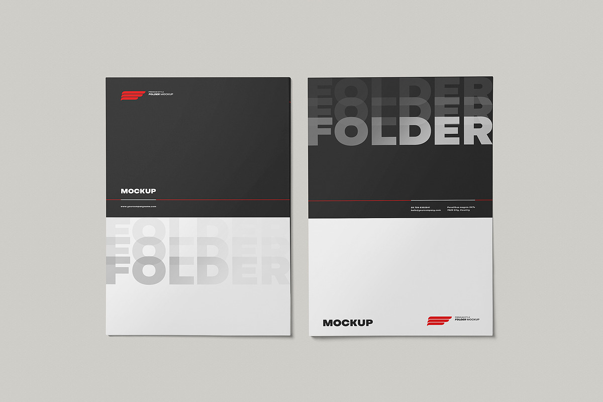 Folder Mockup, a Product Mockup by PixelVoyager