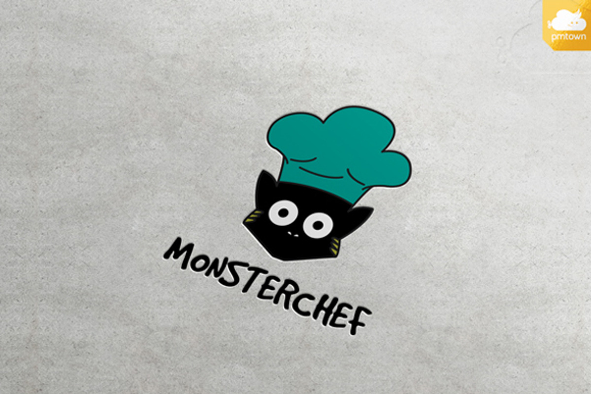 Monster Chef, a Branding & Logo Template by blends.studio
