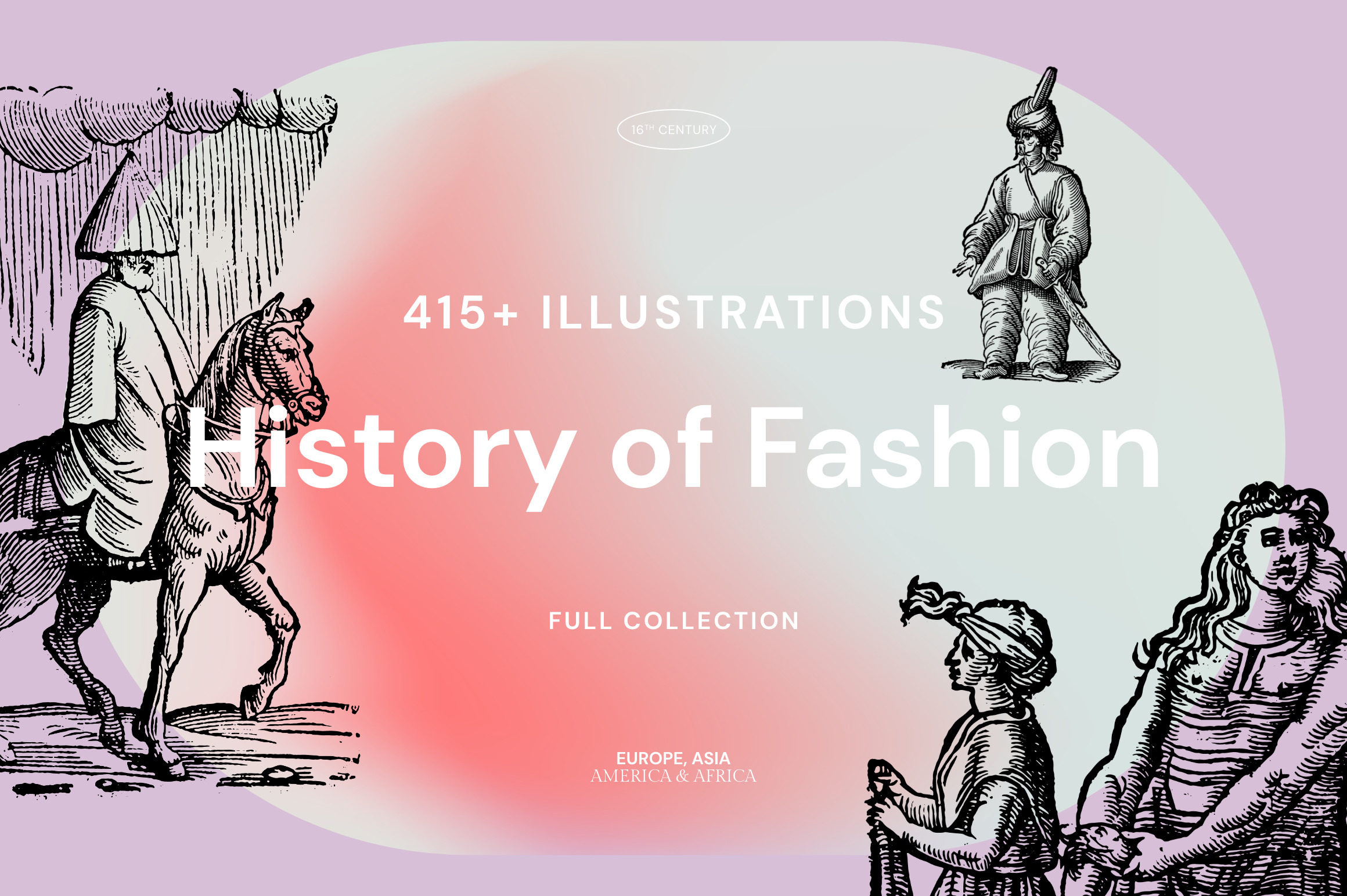 History of Fashion - Collection, an Illustration by Nomad Visuals